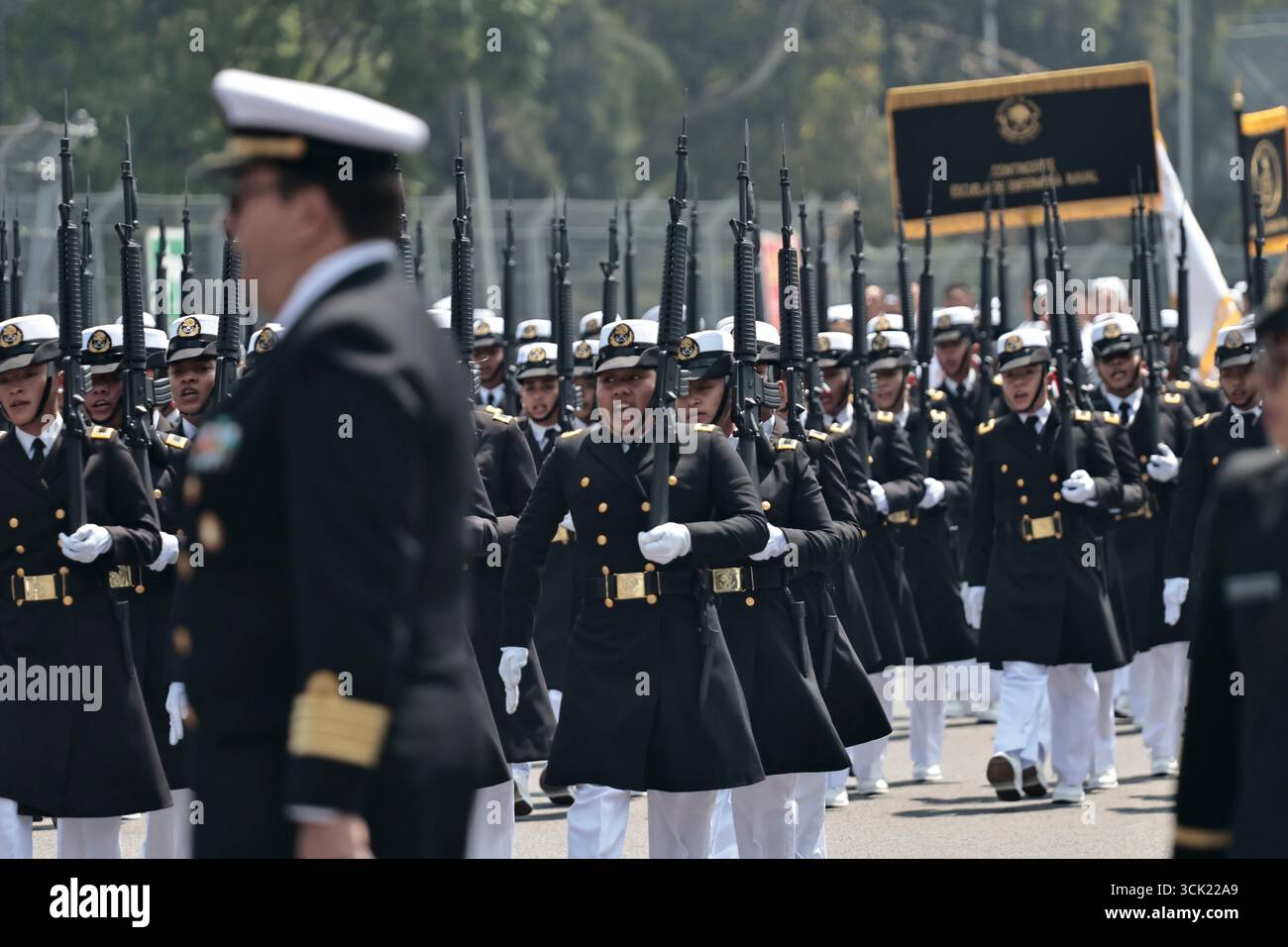 September 9, 2025, Mexico, Cdmx, Mexico: The contingent of the Ministry ...