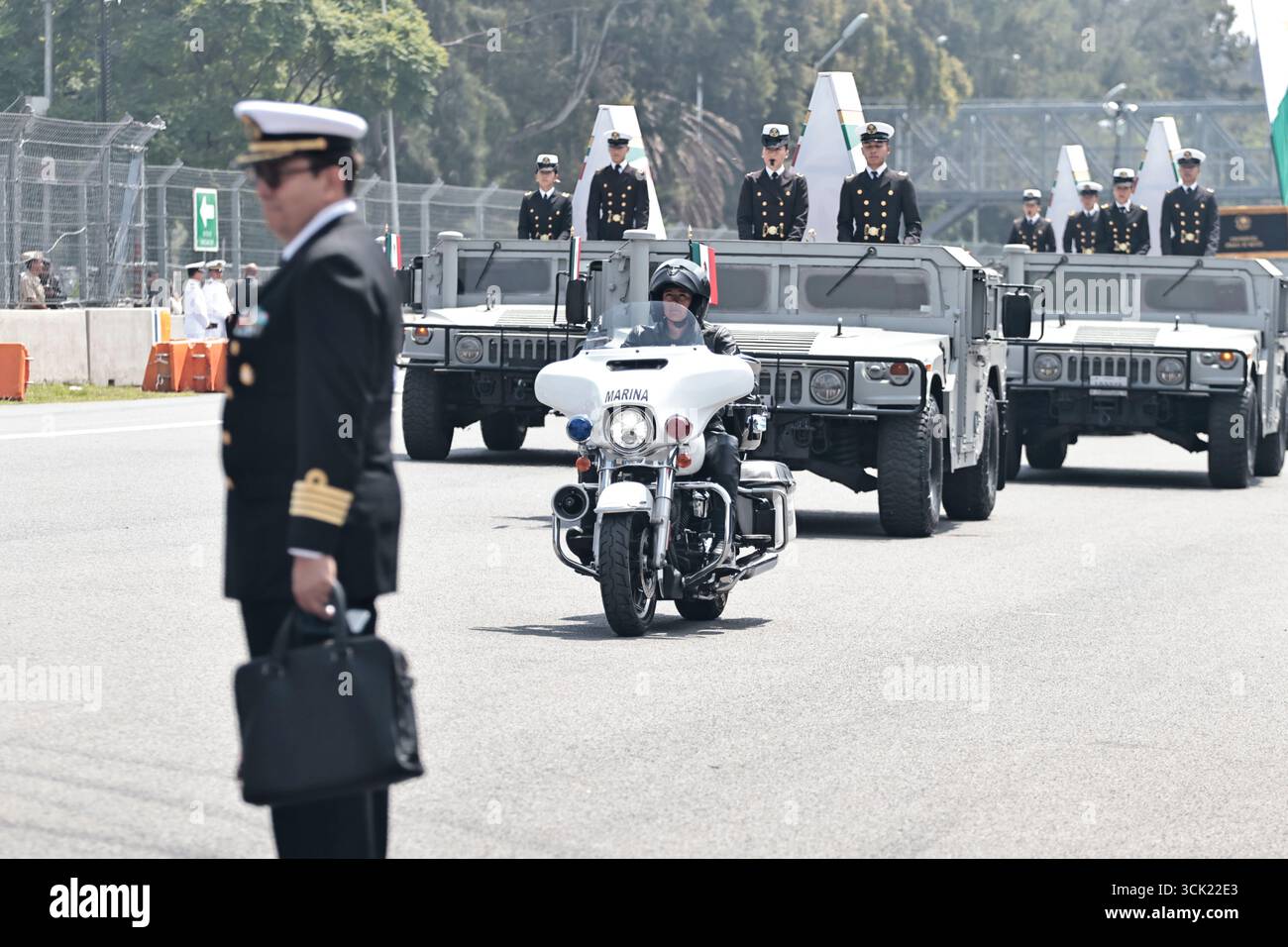 September 9, 2025, Mexico, Cdmx, Mexico: The contingent of the Ministry ...