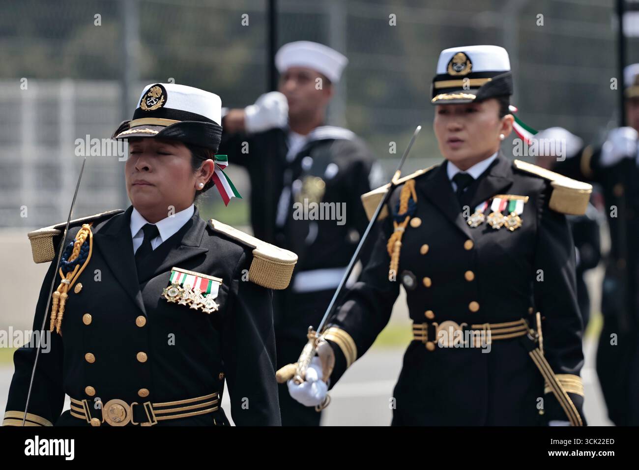 September 9, 2025, Mexico, Cdmx, Mexico: The contingent of the Ministry ...