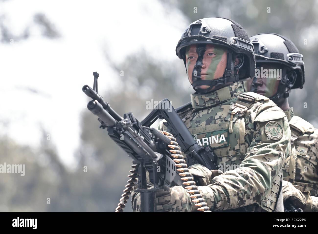 September 9, 2025, Mexico, Cdmx, Mexico: The contingent of the Ministry ...