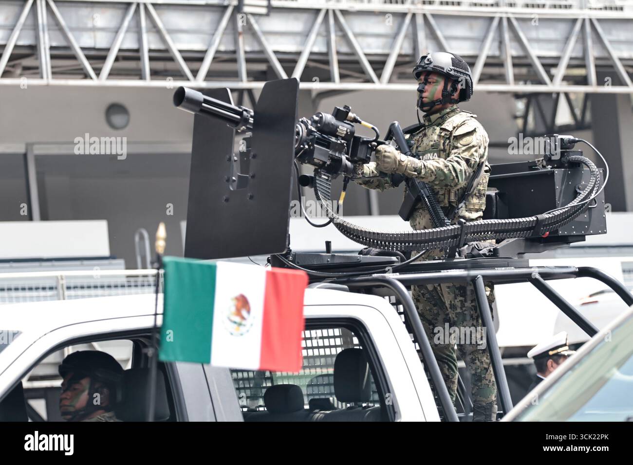 September 9, 2025, Mexico, Cdmx, Mexico: The contingent of the Ministry ...