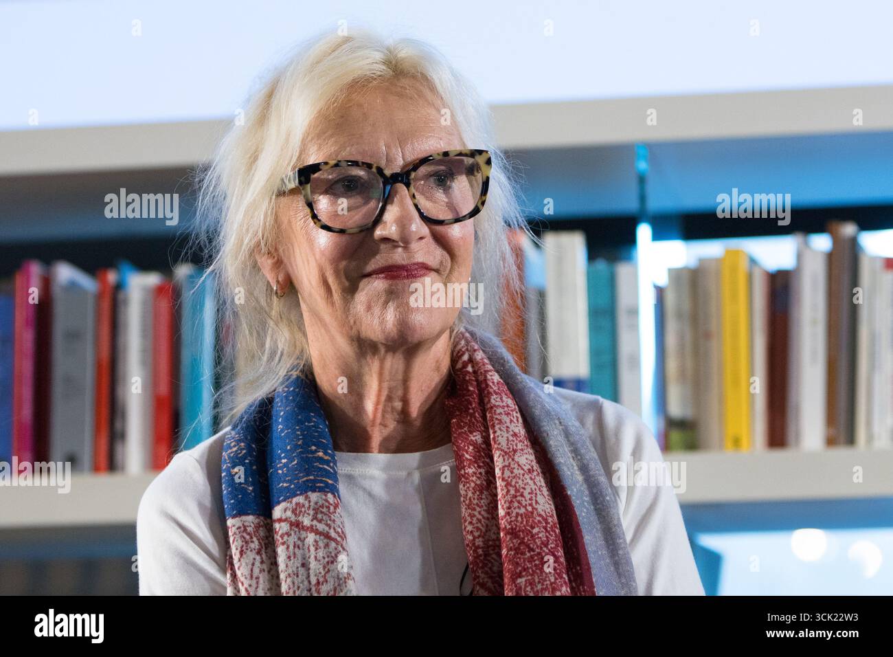 Torino, Italy. 9th September 2025. American writer Elizabeth Strout ...