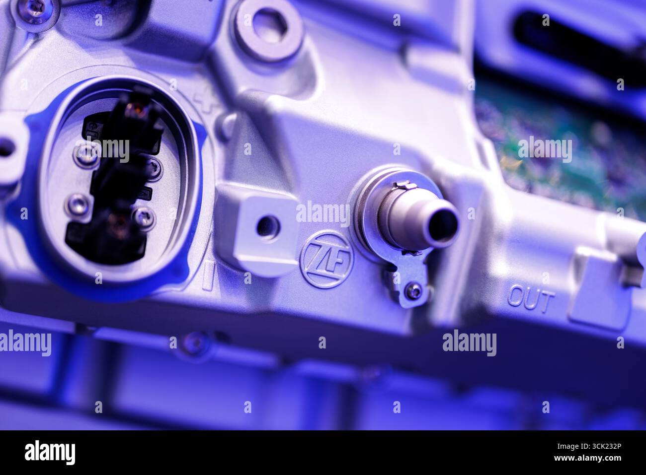 08 September 2025, Bavaria, Munich: The ZF brand logo (brand, logo ...