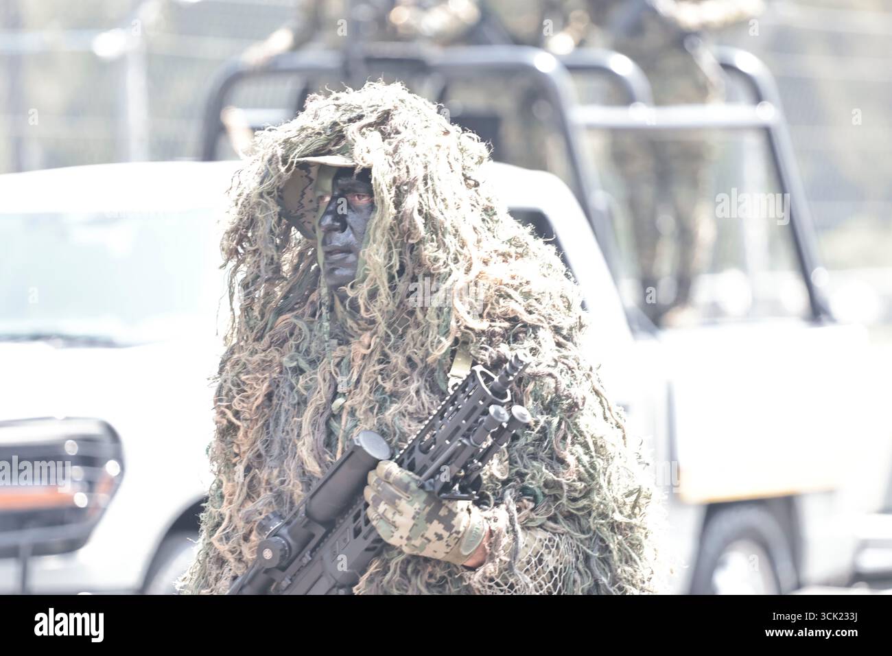 September 9, 2025, Mexico, Cdmx, Mexico: The contingent of the Ministry ...