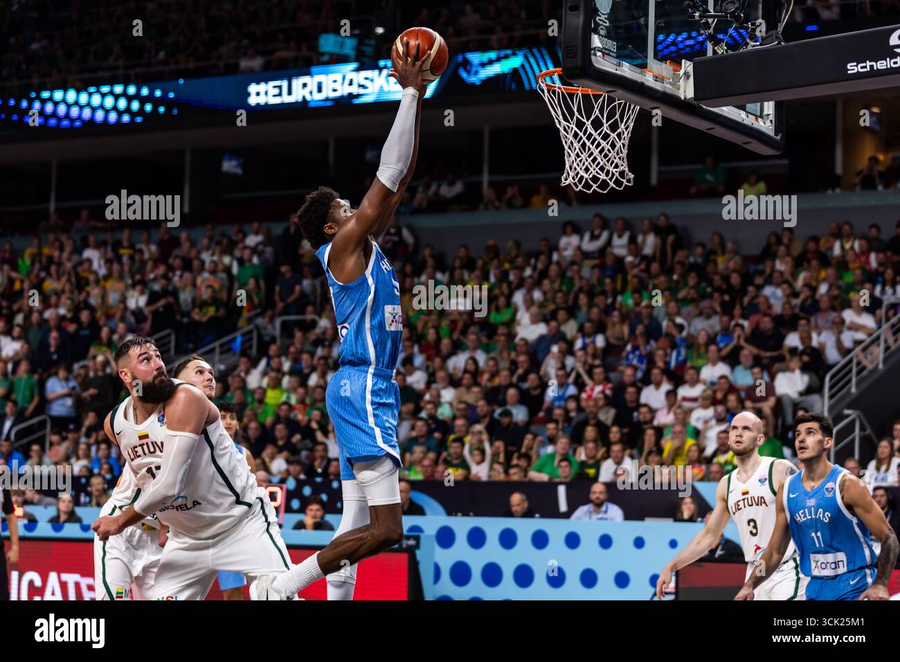 09.09.2025, Riga Arena, Riga, LAT, Eurobasket 205, Basketball ...