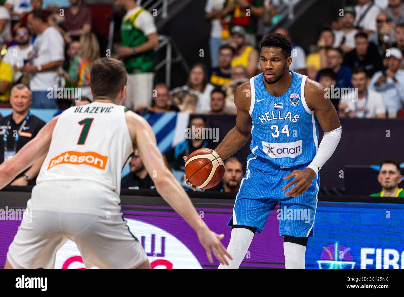 09.09.2025, Riga Arena, Riga, LAT, Eurobasket 205, Basketball ...