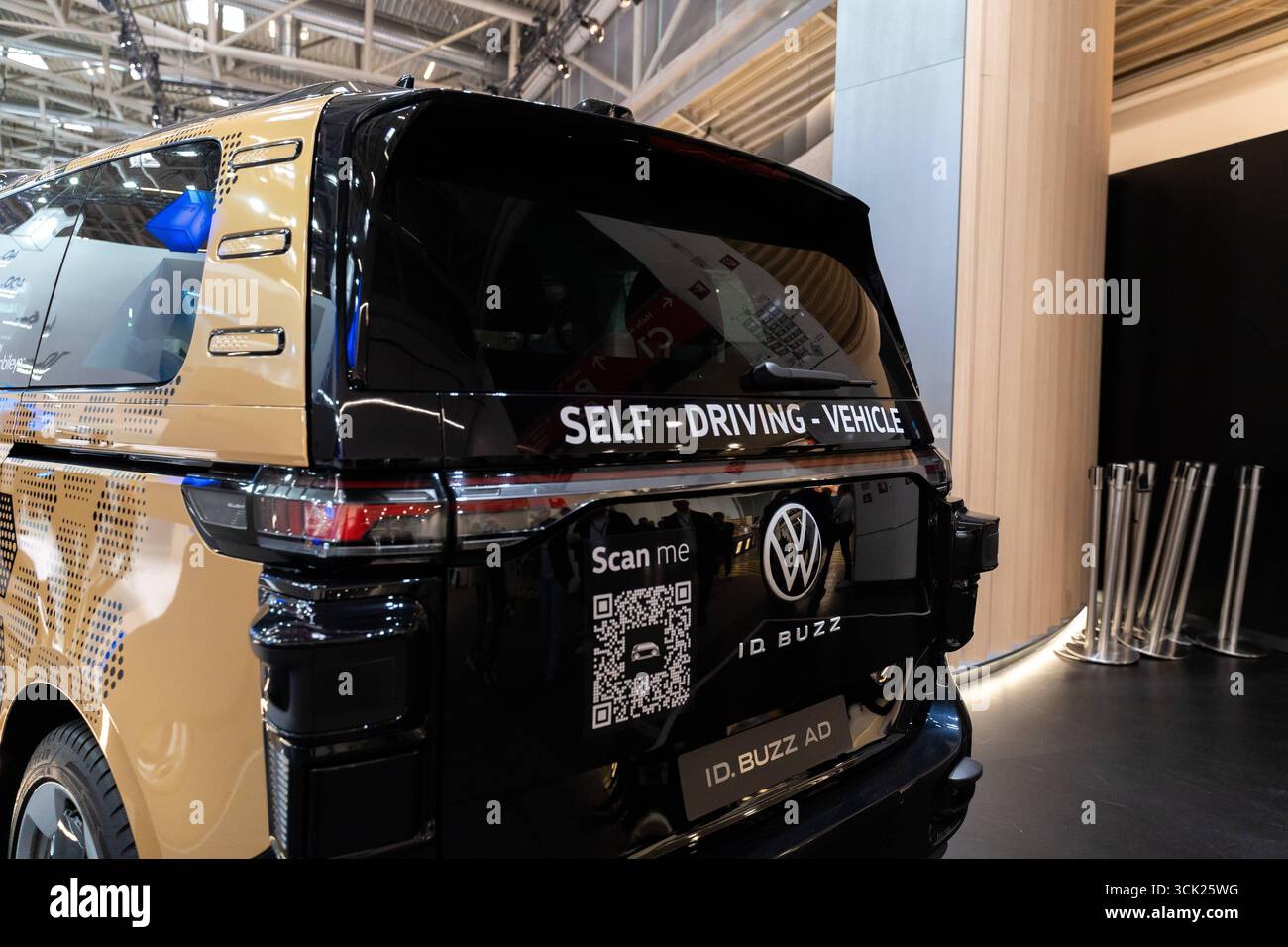 Munich, Bavaria, Germany - September 9, 2025: The VW ID. Buzz AD at the ...