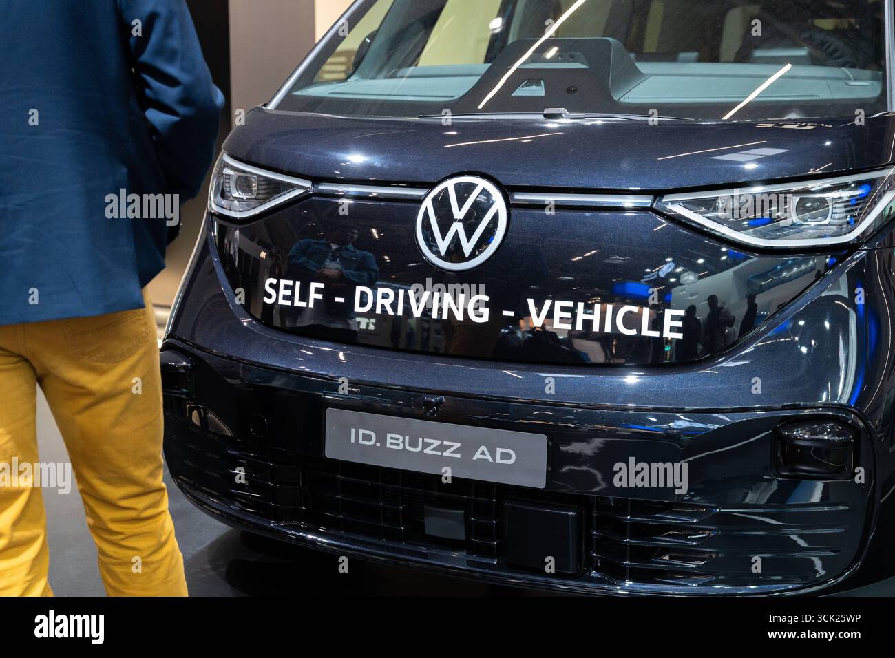 Munich, Bavaria, Germany - September 9, 2025: The VW ID. Buzz AD at the ...