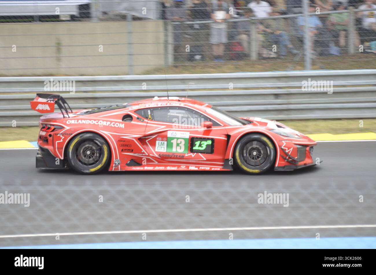 AWA Racing entered Chevrolet Corvette Z06 GT3 R of Matt Bell, Orey ...