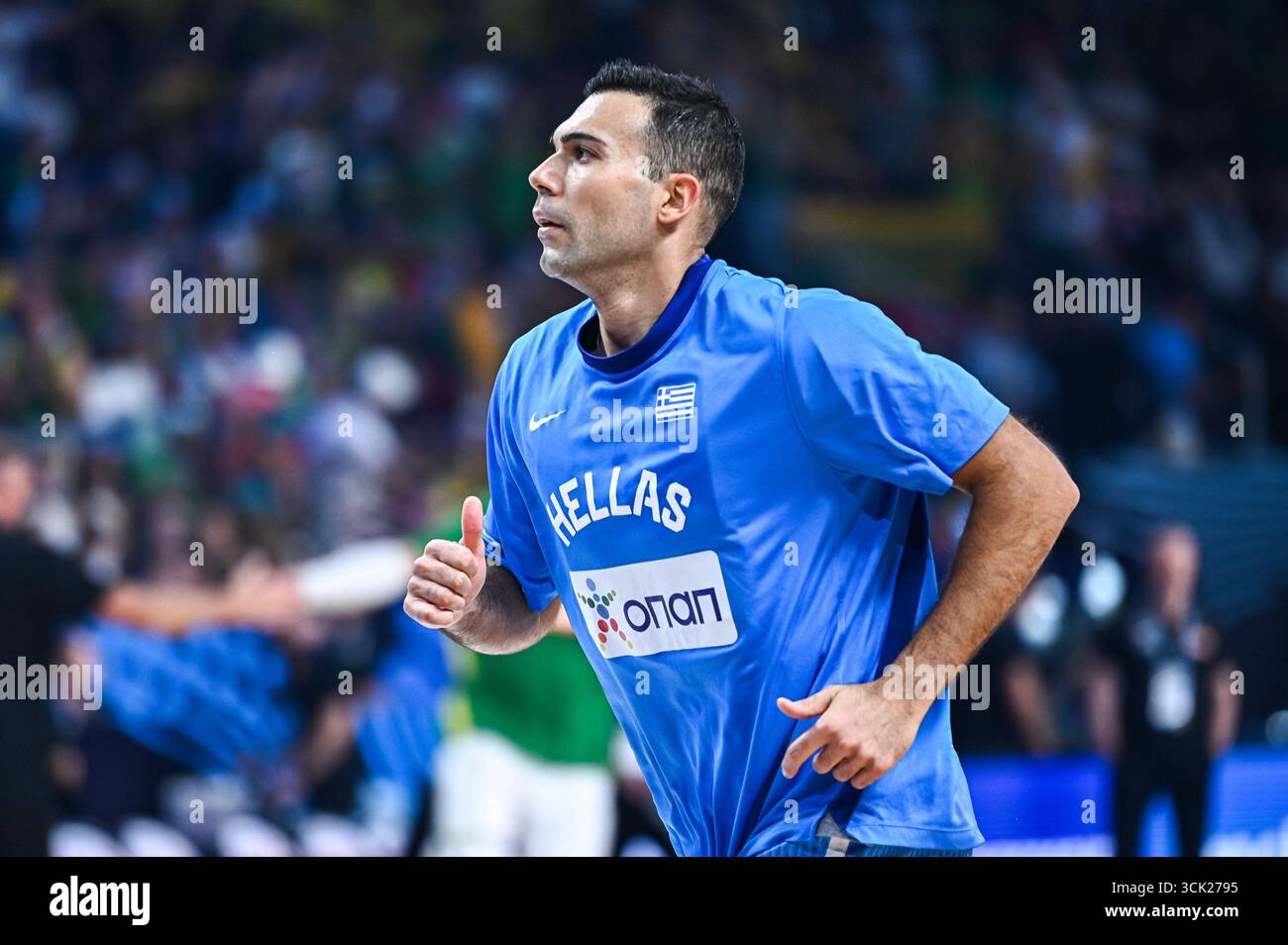 10 Kostas Sloukas of Greece plays during the FIBA EuroBasket 2025 ...