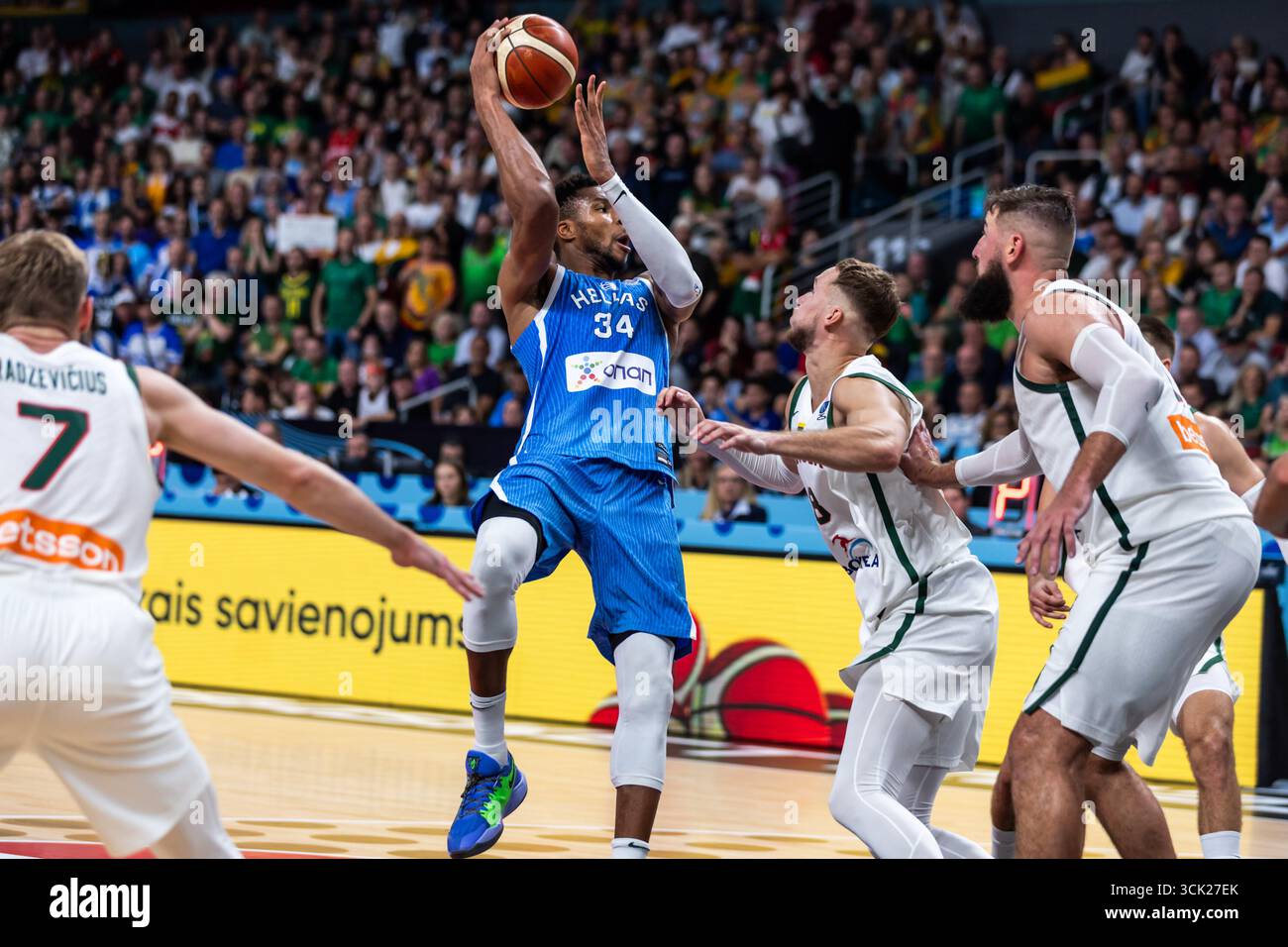 09.09.2025, Riga Arena, Riga, LAT, Eurobasket 205, Basketball ...