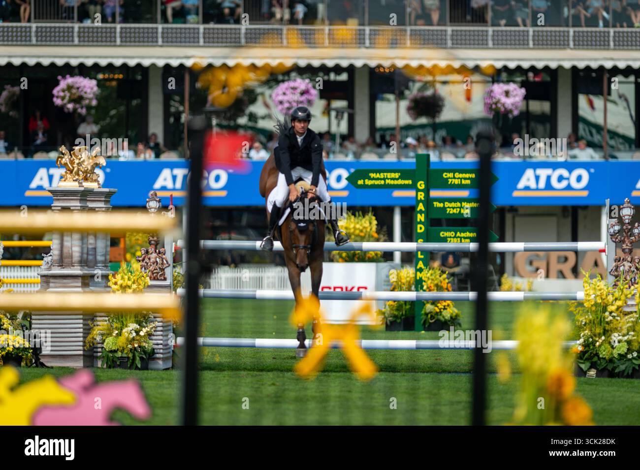 Rolex Masters event at Spruce Meadows in Calgary Alberta Stock Photo ...