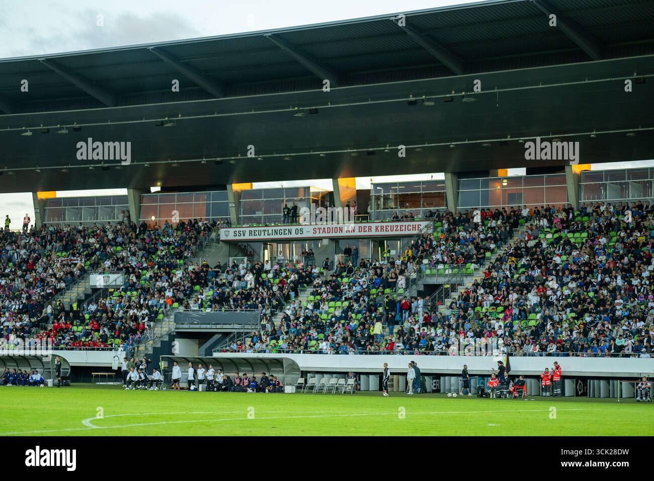Haupttribuene, GER, Deutschland vs. Italien, Fussball, U20 Elite League ...