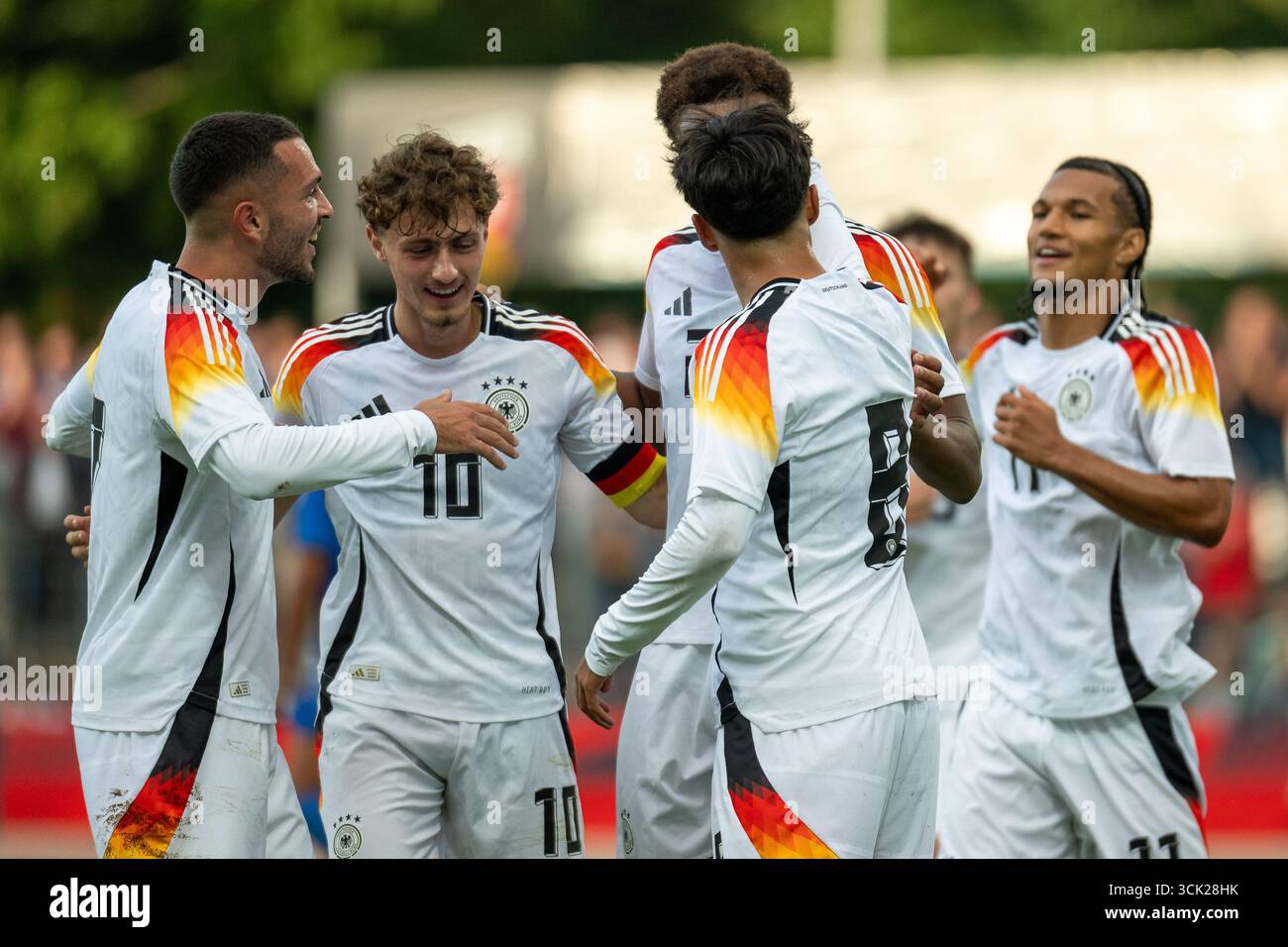 Tor zum 1:0 durch Laurin Ulrich (Deutschland, #08), GER, Deutschland vs ...