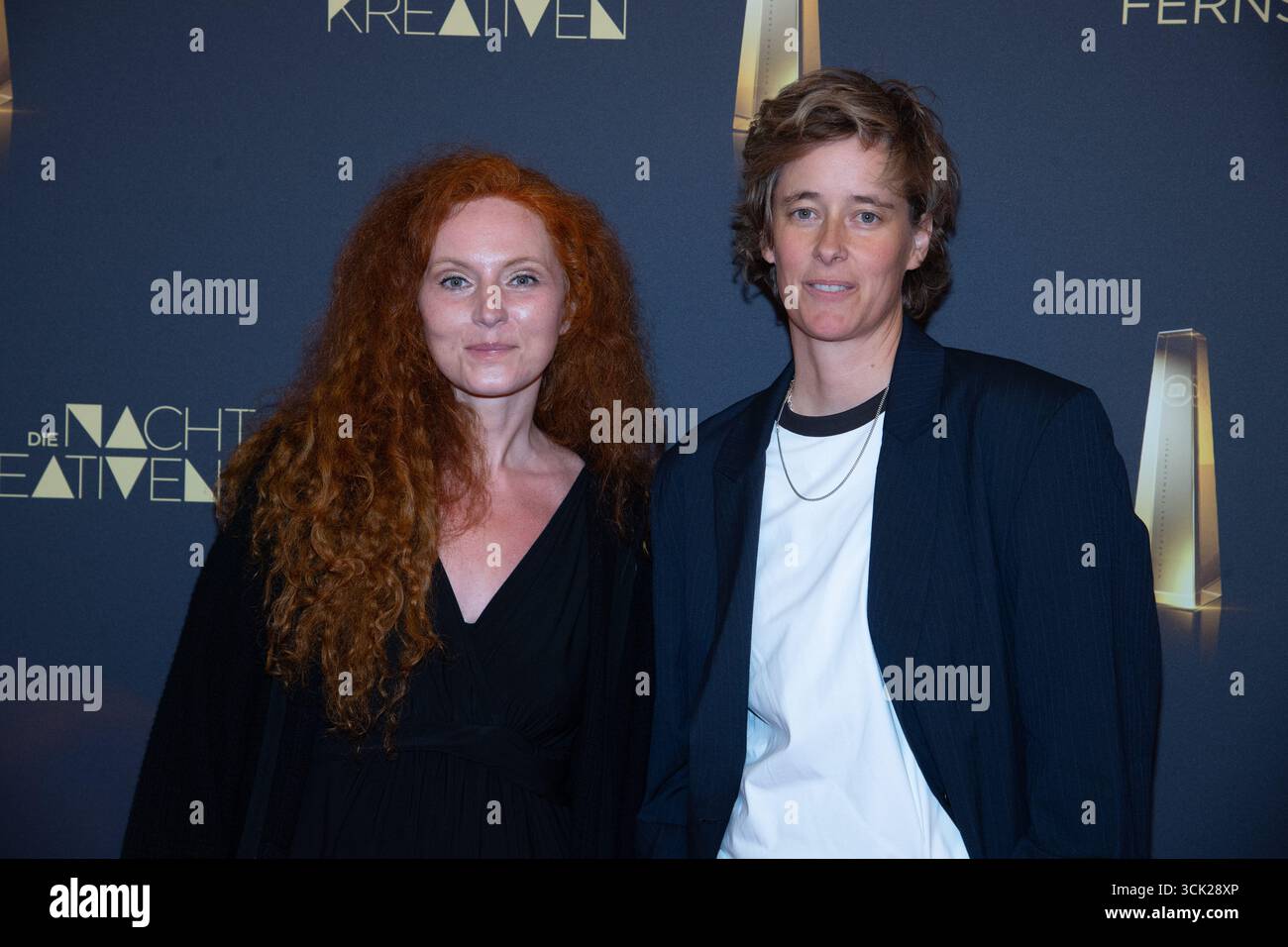 Martine EISENREICH, musician, Pia STRIETMANN, director, red carpet, red ...