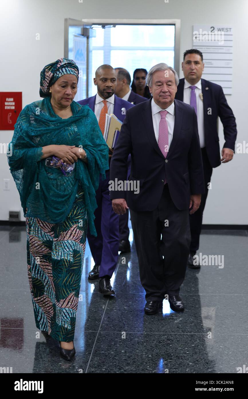 UNITED NATIONS, NEW YORK – SEPTEMBER 9, 2025: Amina J. Mohammed Deputy ...