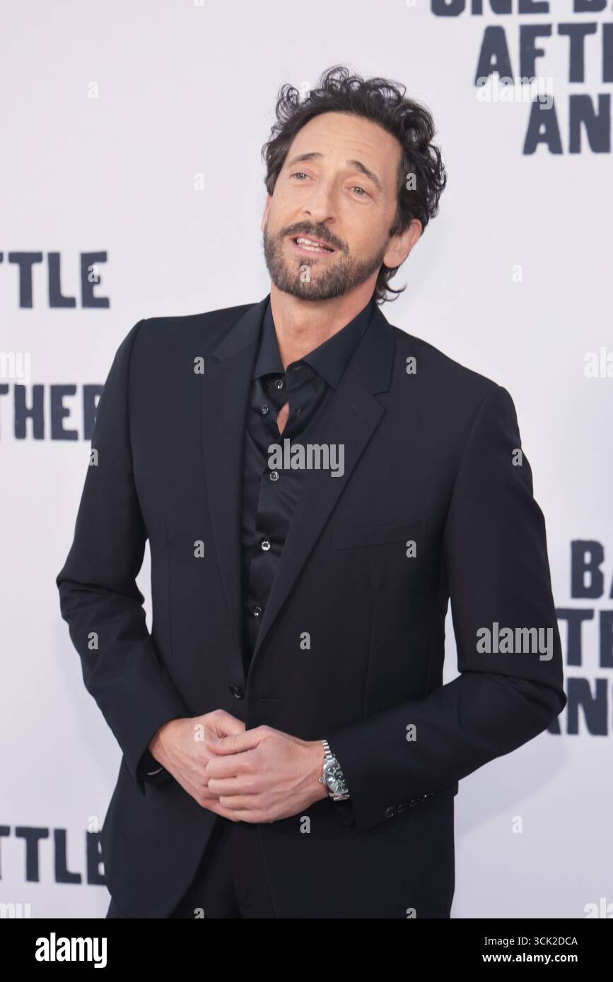 Adrien Brody attends the world premiere of Warner Bros. Pictures' "One ...
