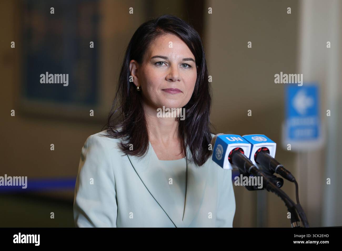 UNITED NATIONS, NEW YORK – SEPTEMBER 9, 2025: Annalena Baerbock ...