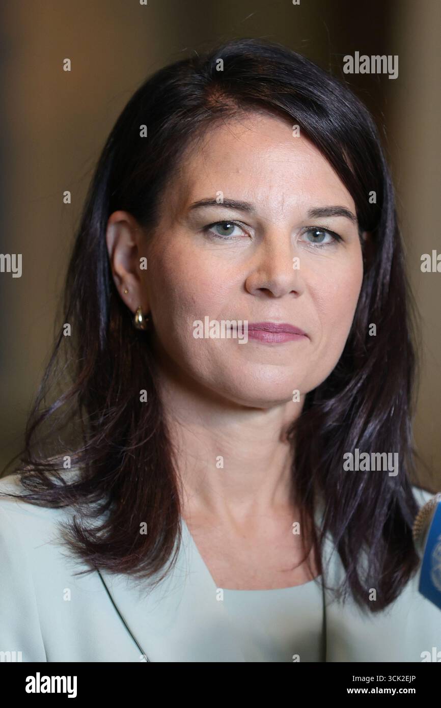 UNITED NATIONS, NEW YORK – SEPTEMBER 9, 2025: Annalena Baerbock ...