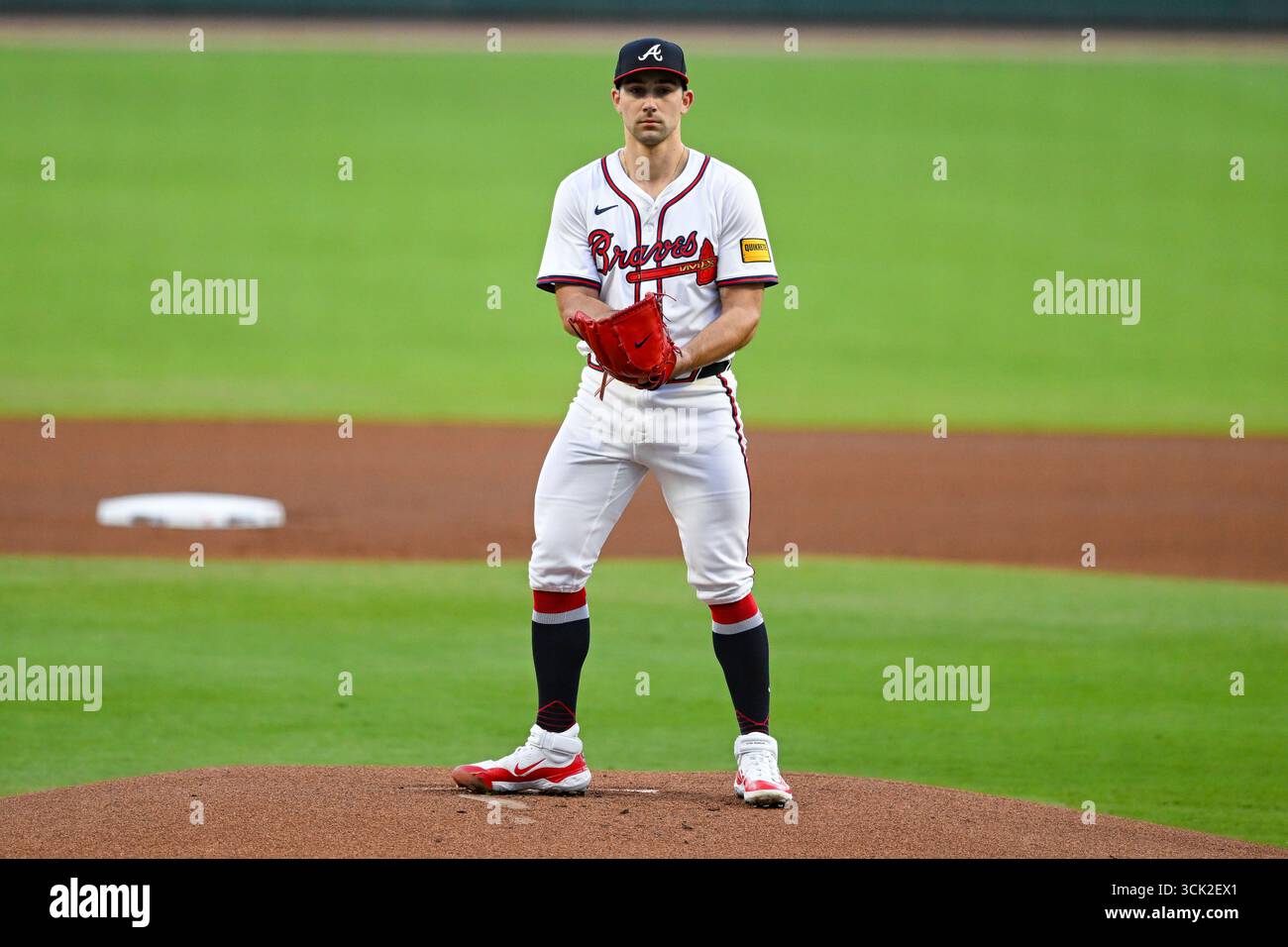 ATLANTA, GA - SEPTEMBER 09: Atlanta starting pitcher Spencer Strider ...