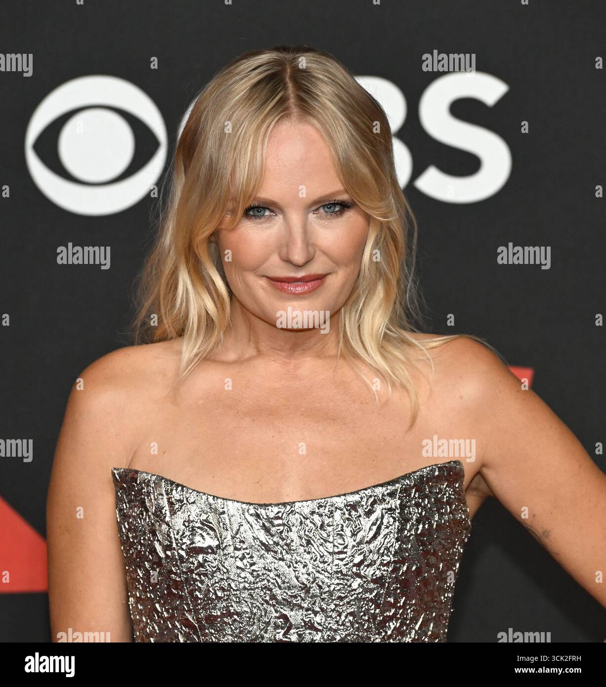Malin Akerman attends the 2025 MTV Video Music Awards at UBS Arena on ...