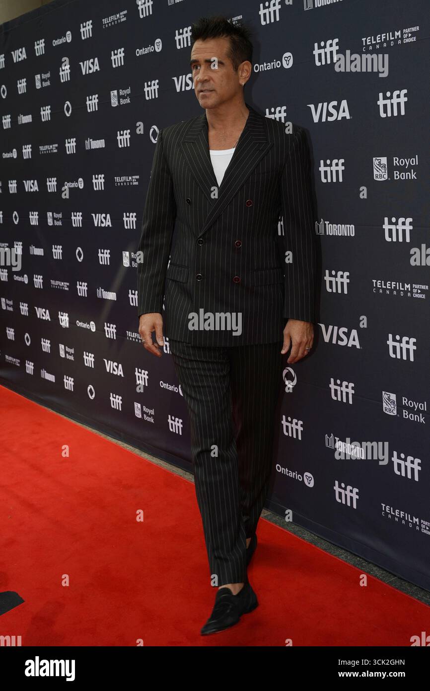 Toronto, Canada. 09th Sep, 2025. Colin Farrell attends the red carpet ...