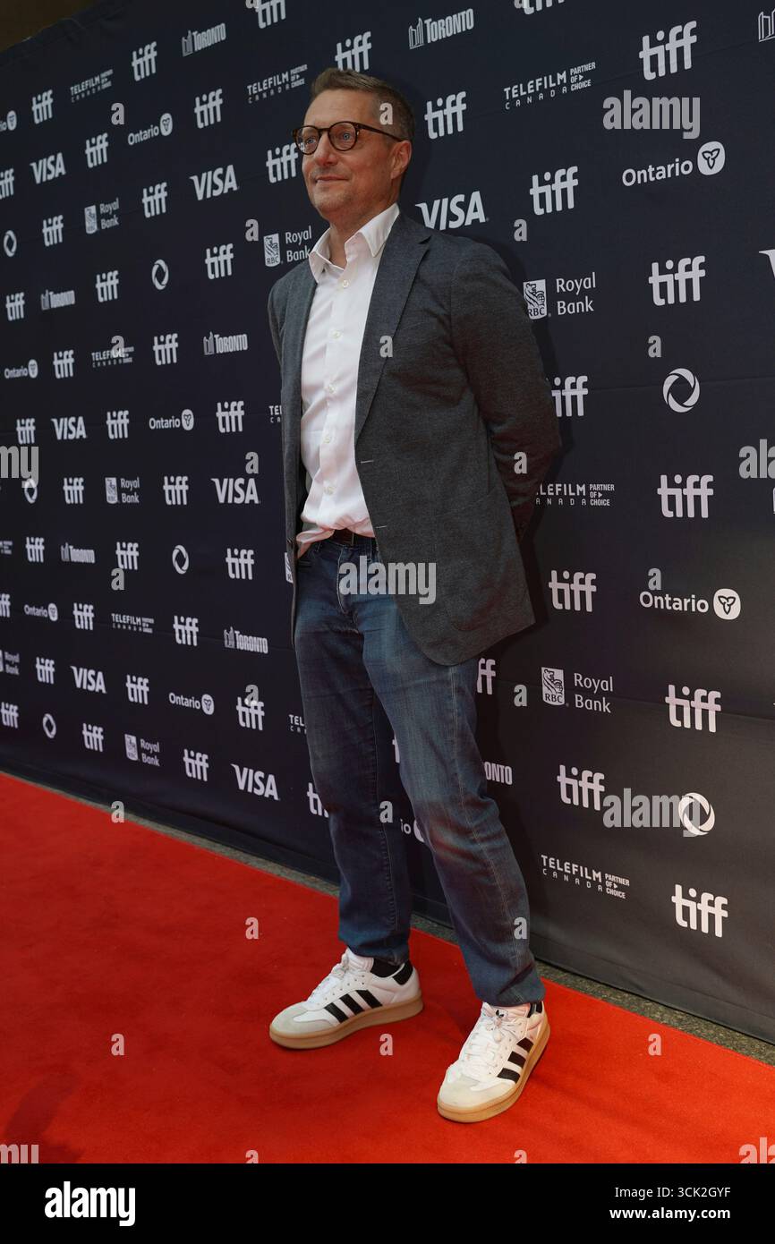 Toronto, Canada. 09th Sep, 2025. Rowan Joffe attends the red carpet for ...