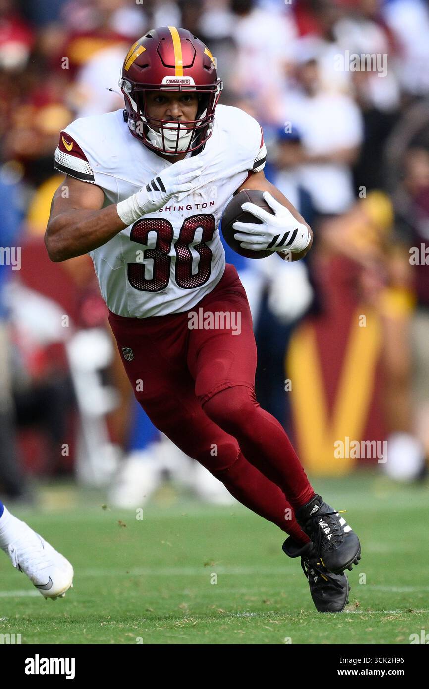 Washington Commanders running back Austin Ekeler (30) in action during ...