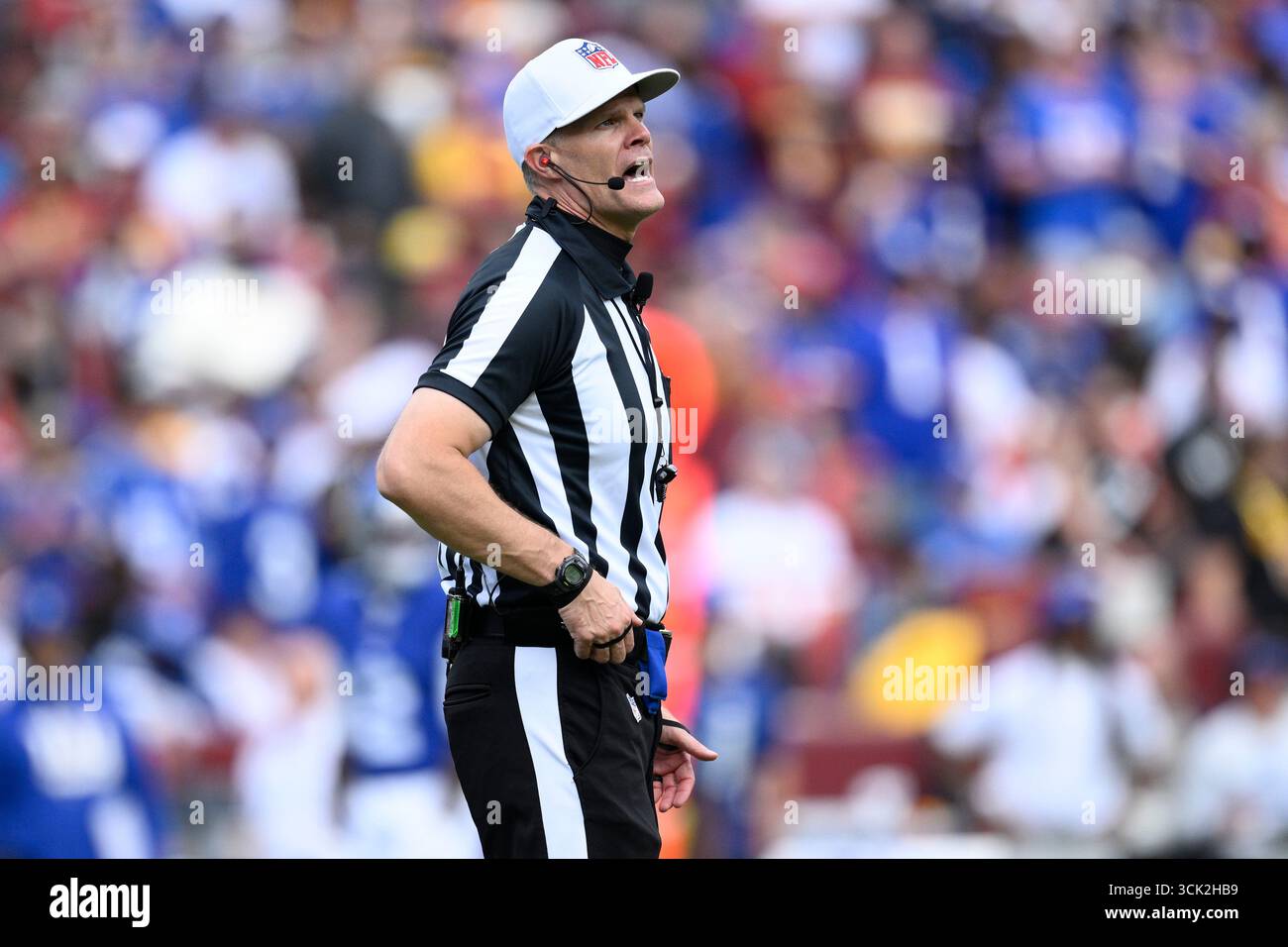 NFL referee Clay Martin in action during the second half of an NFL ...