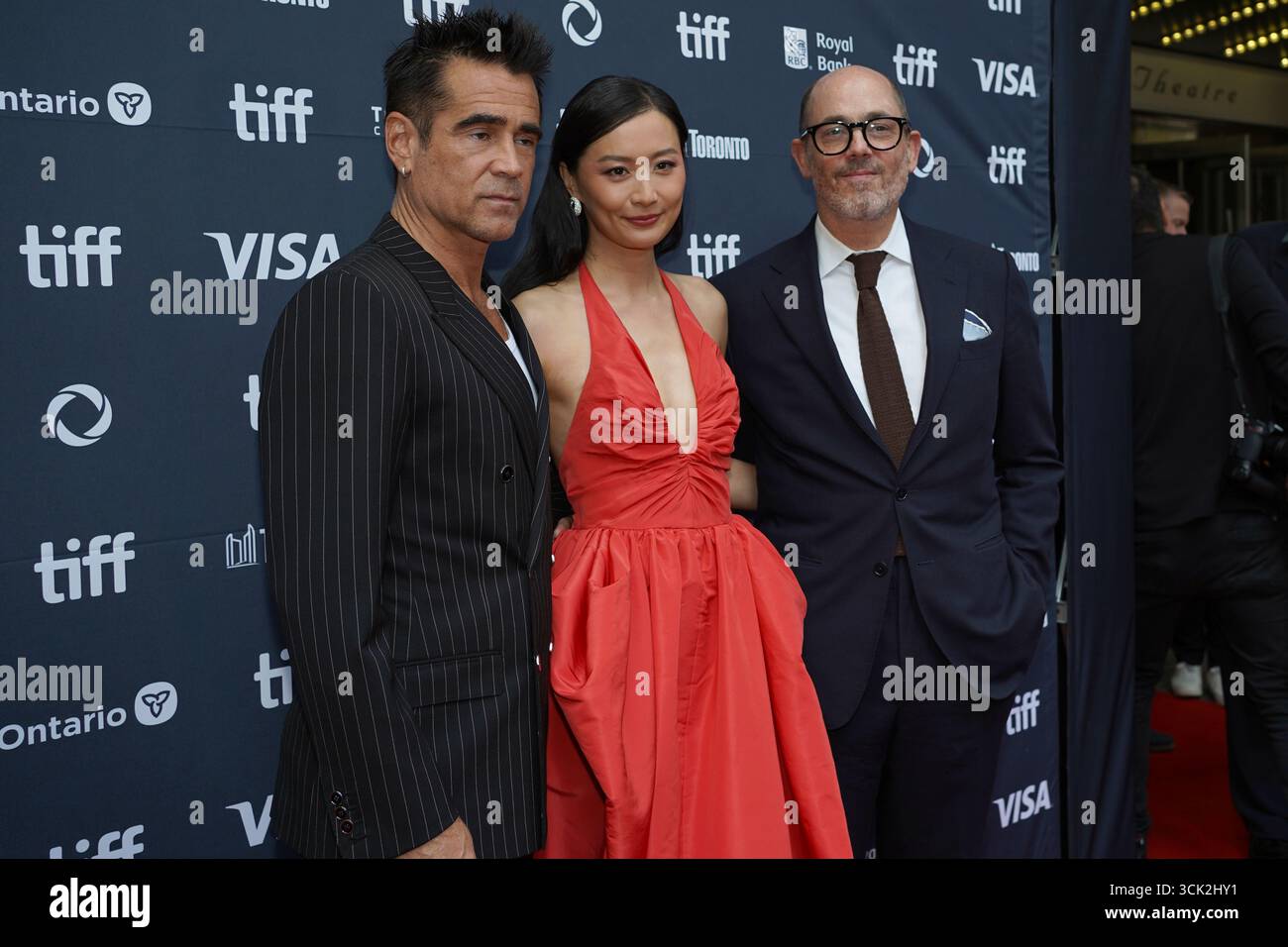 September 9, 2025, Toronto, Ontario, Canada: (L-R) Colin Farrell, Fala ...