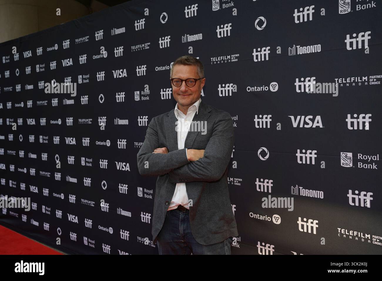 Rowan Joffe attends the red carpet for the ‘Ballad of a Small Player ...