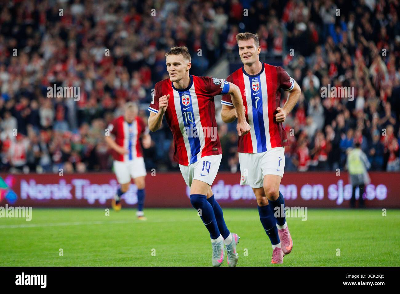 Oslo, Norway. 09th, September 2025. Martin Odegaard (10) of Norway ...