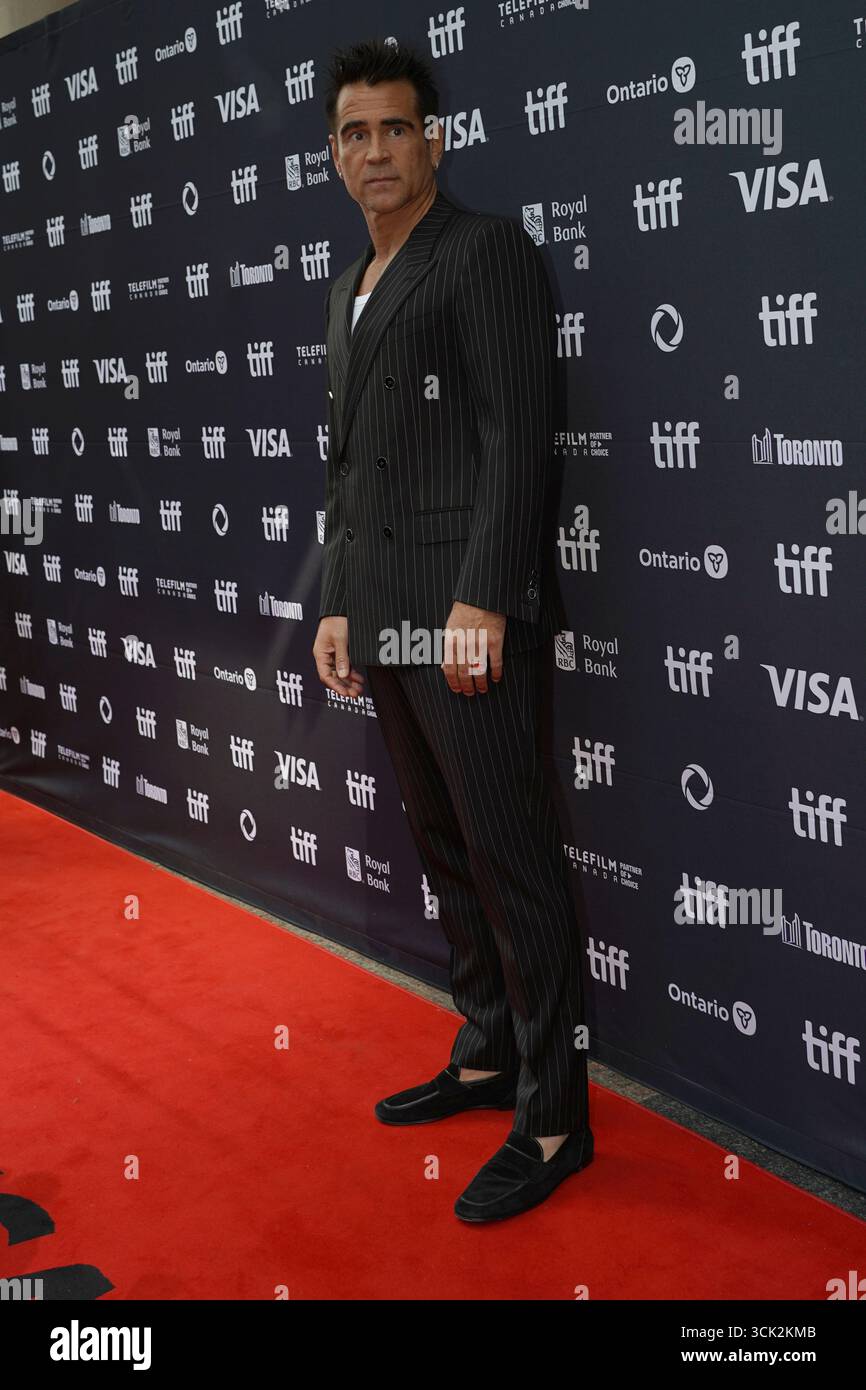Toronto, Canada. 09th Sep, 2025. Colin Farrell attends the red carpet ...