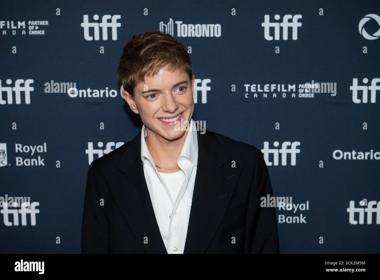 Mae Martin arrives on the red carpet for "Wayward" at the Toronto ...