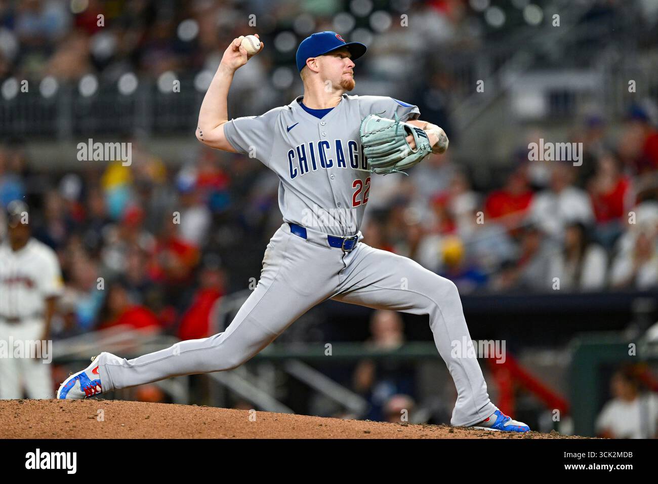 ATLANTA, GA - SEPTEMBER 09: Chicago starting pitcher Cade Horton (22 ...