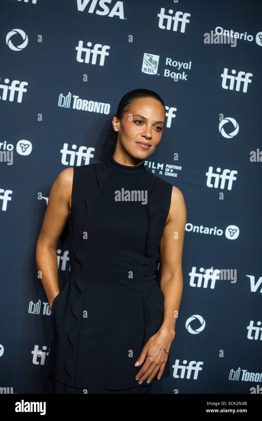 Tattiawna Jones arrives on the red carpet for "Wayward" at the Toronto ...