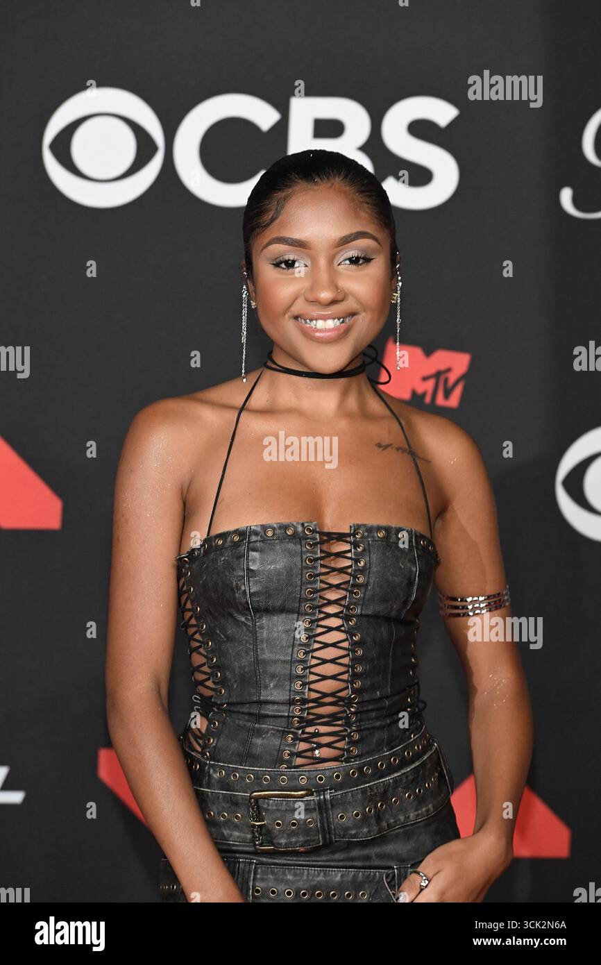 Journey Montana attends the 2025 MTV Video Music Awards at UBS Arena on ...