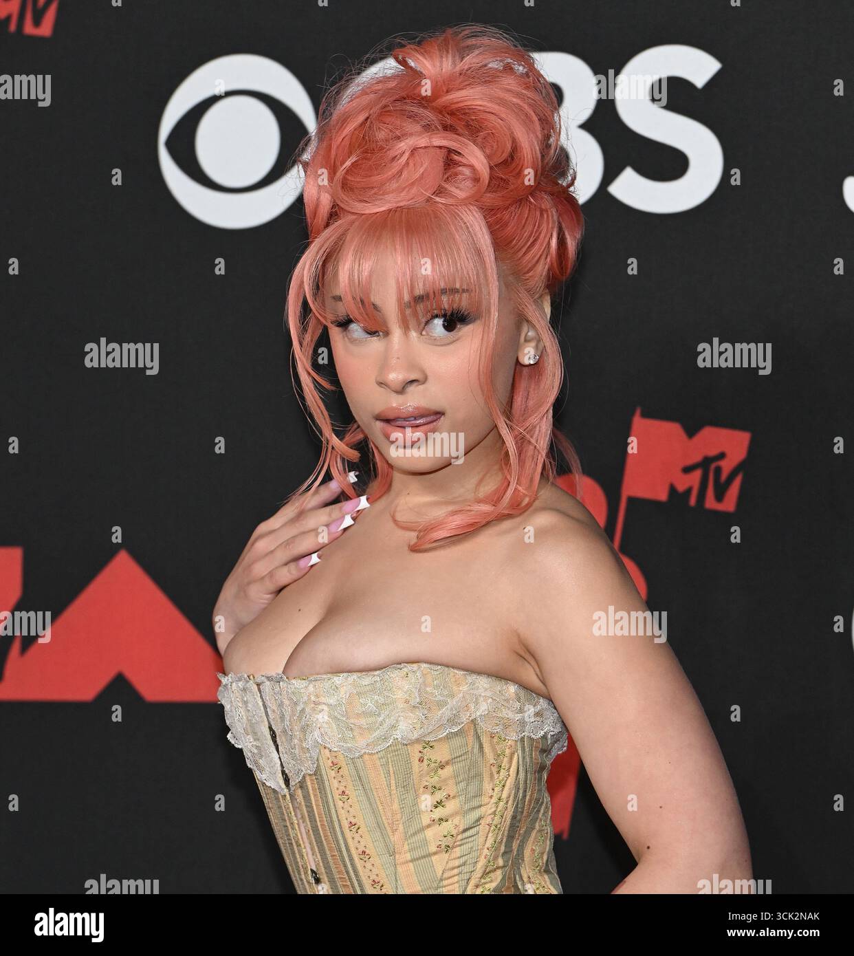 Ice Spice attends the 2025 MTV Video Music Awards at UBS Arena on ...