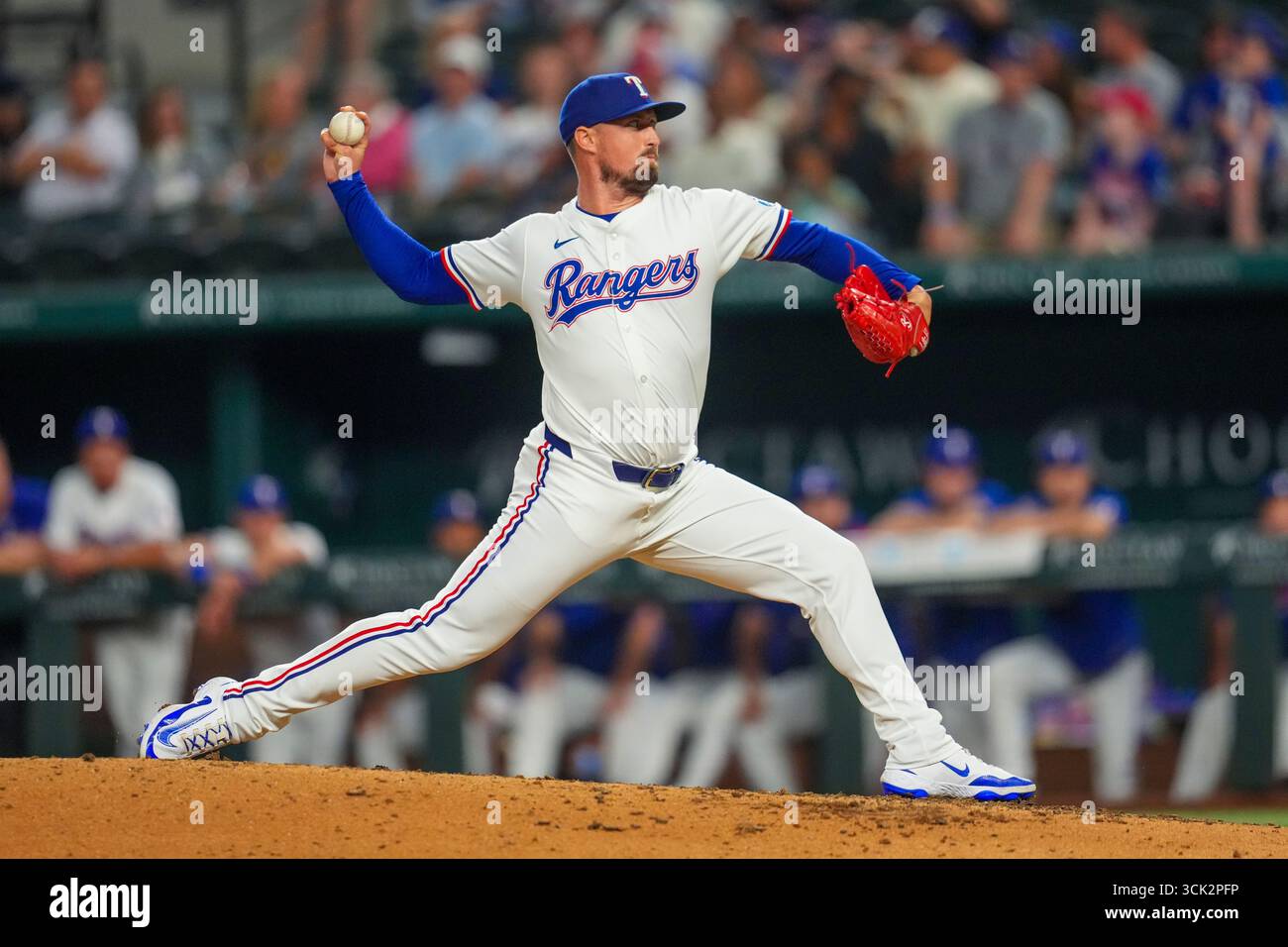 Texas Rangers pitcher Shawn Armstrong Milwaukee Brewers during the ...