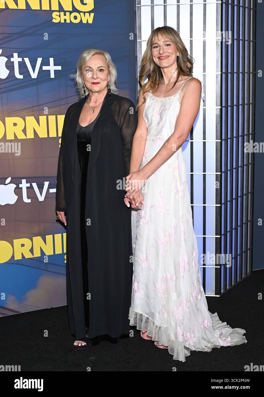 Mimi Leder, left, and Hannah Leder attend the Apple TV+ premiere of ...