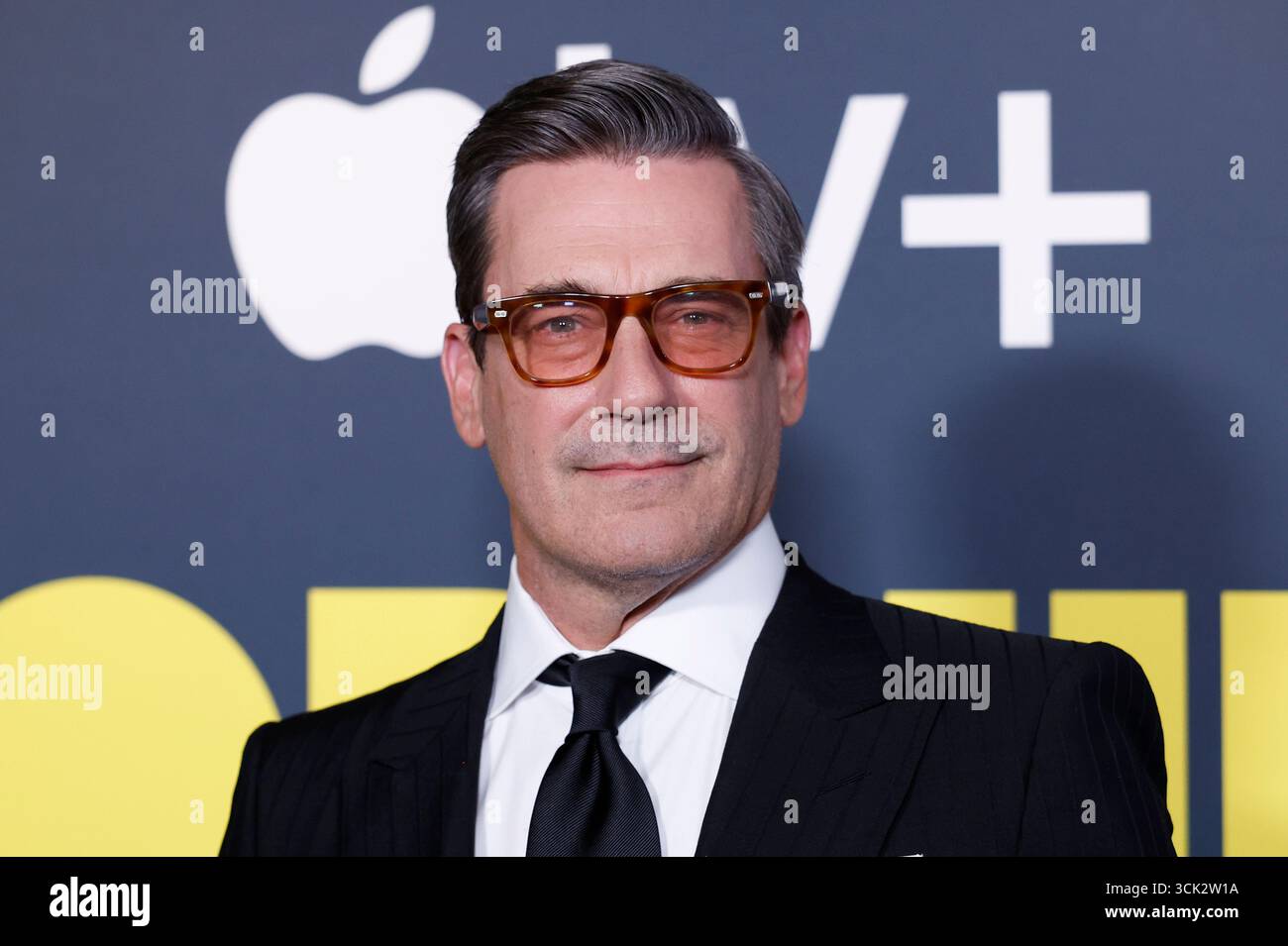 Jon Hamm arrives on the red carpet at the season four premiere of the ...