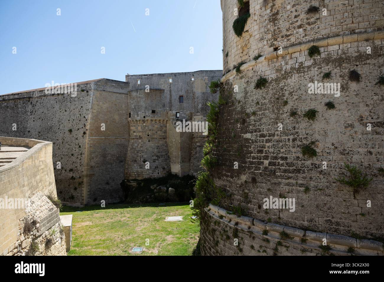 Otranto is a coastal town in southern Italy. A part of Castello ...