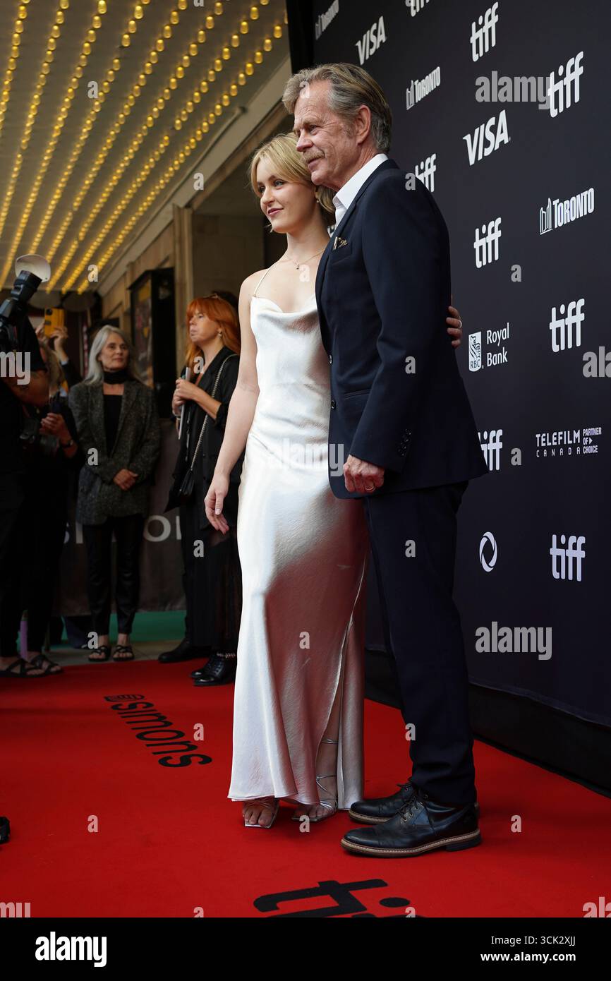 (L-R) Sofia Grace Macy and William H. Macy attend the red carpet for ...