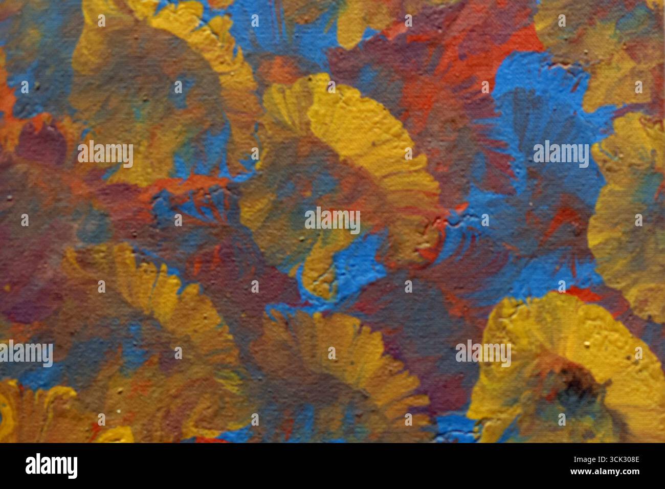 A section of artist Emily Kim KngwarreyeÕs painting worth $1.5M at the ...