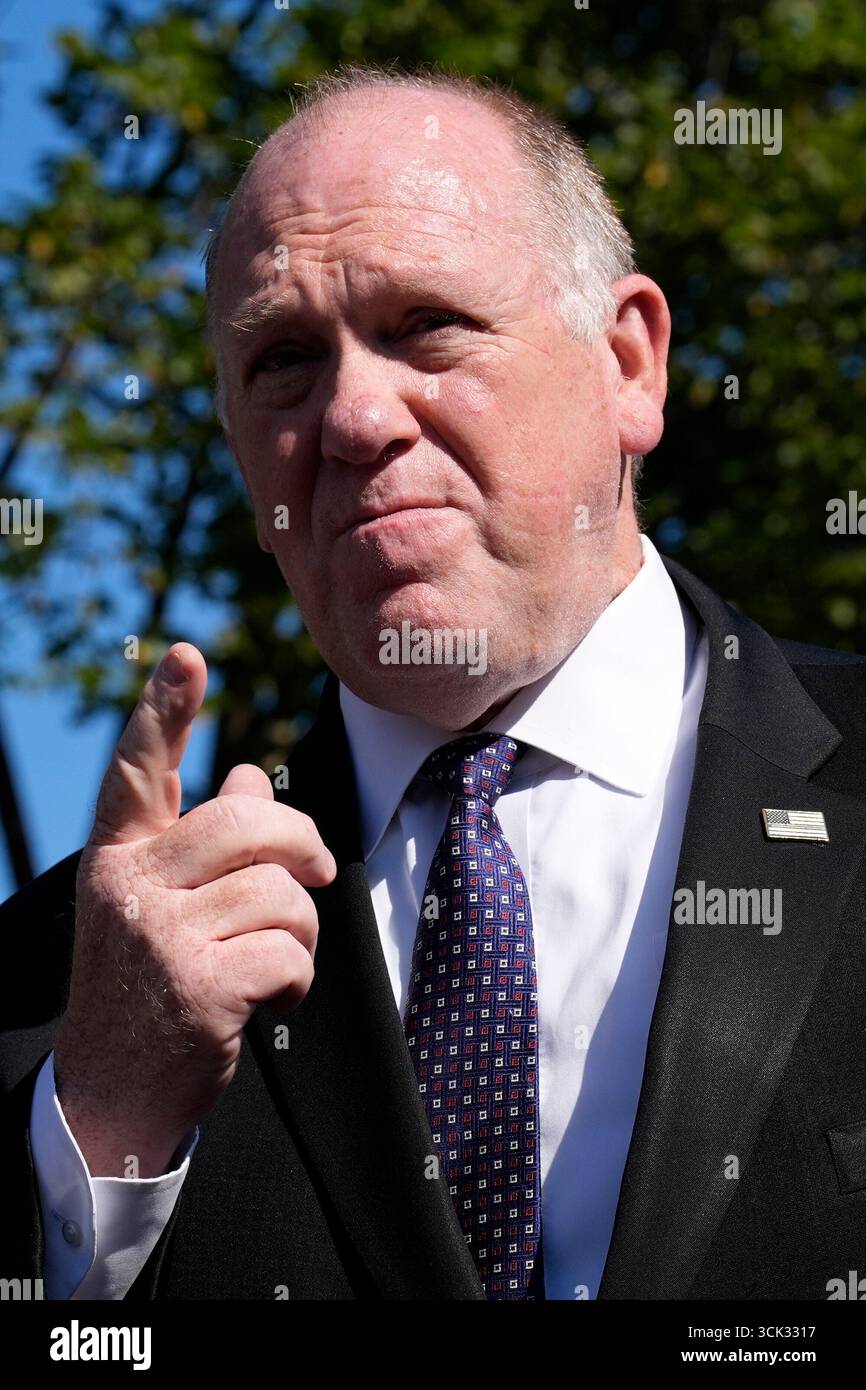 Washington, DC, USA. 9th Sep, 2025. White House Border Czar Tom Homan ...
