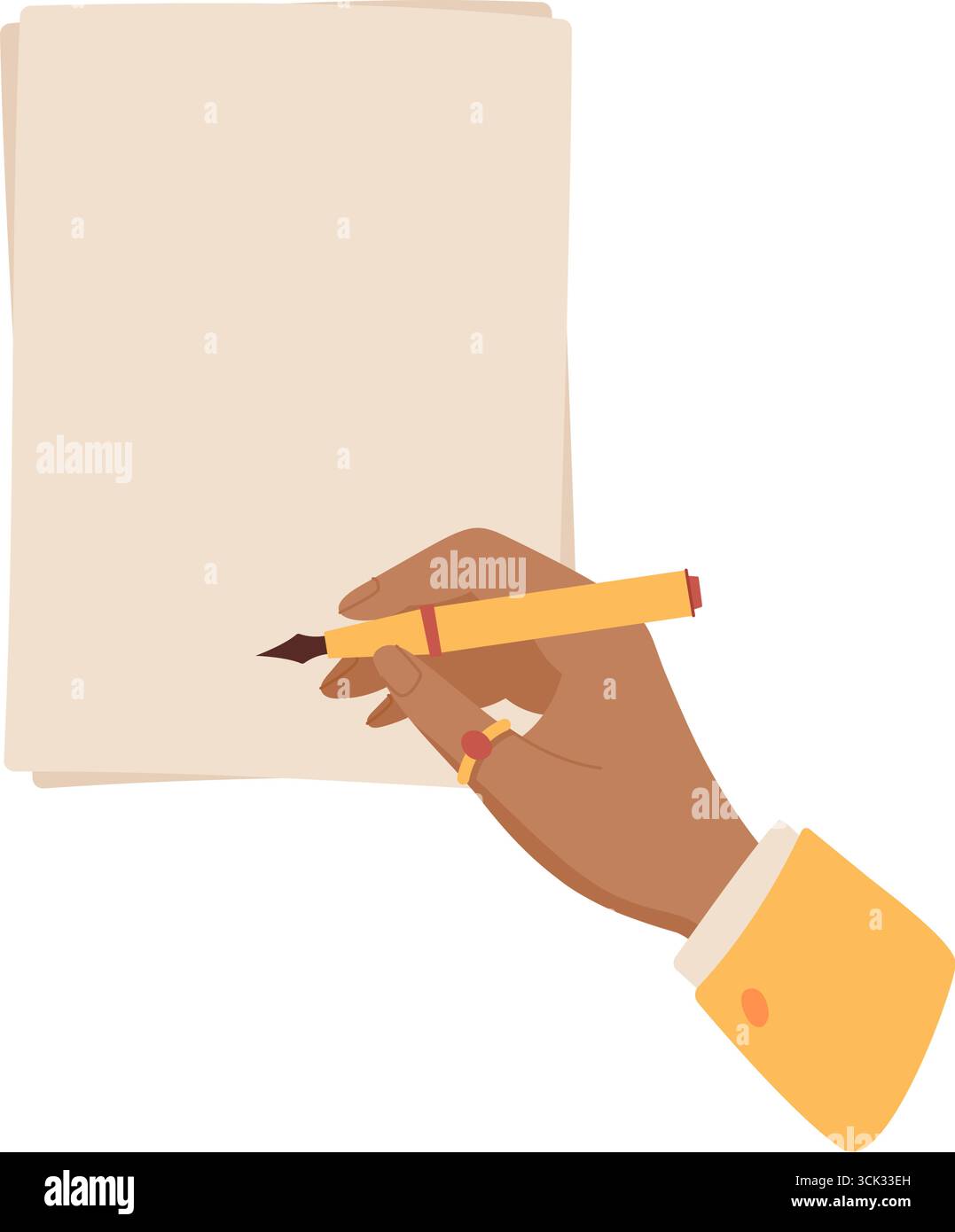 Write message on heart Stock Vector Images - Alamy