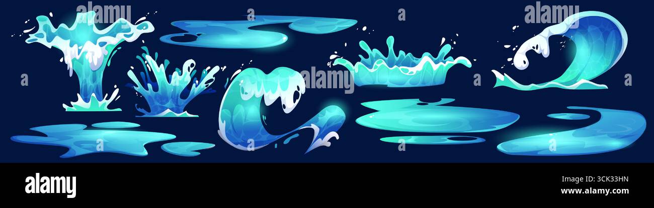 Liquid splash animation visual effects hi-res stock photography and ...