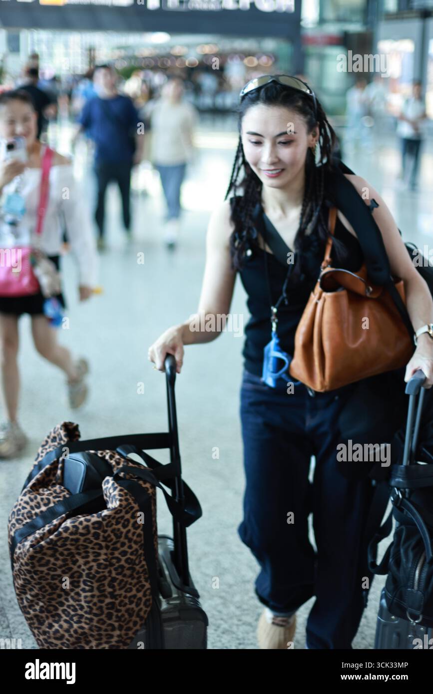 Hong Kong actress and cantopop singer Cecilia Cheung appears at the ...