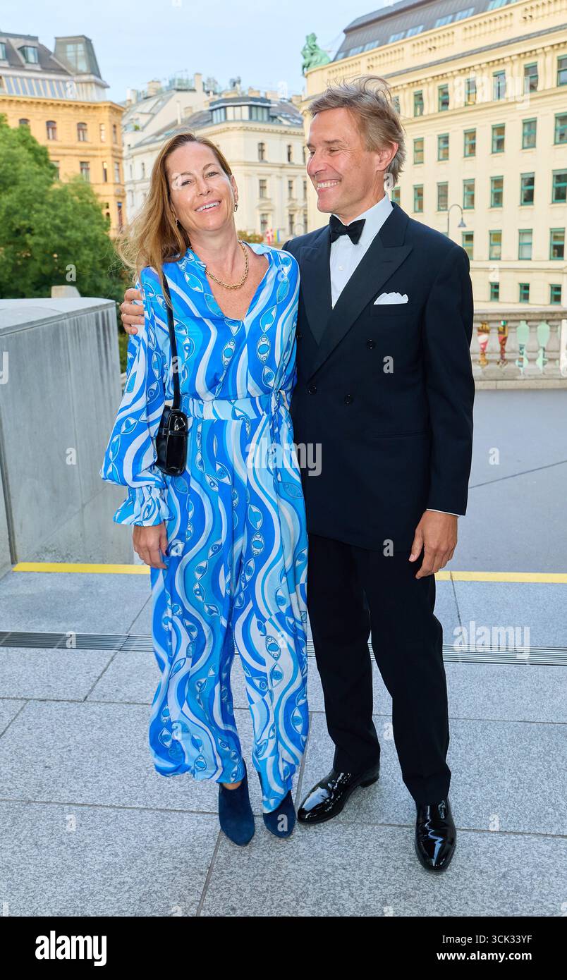 Fundraising dinner at the Albertina Vienna, Austria, on 9 September ...