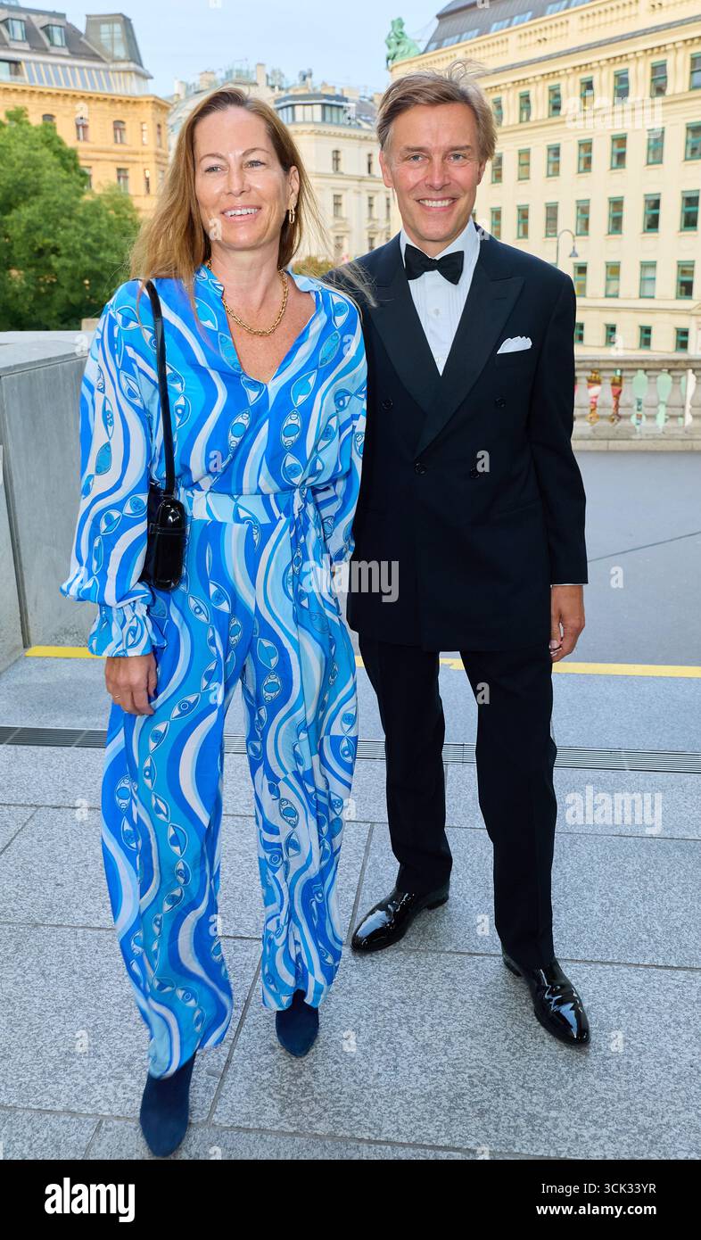 Fundraising dinner at the Albertina Vienna, Austria, on 9 September ...